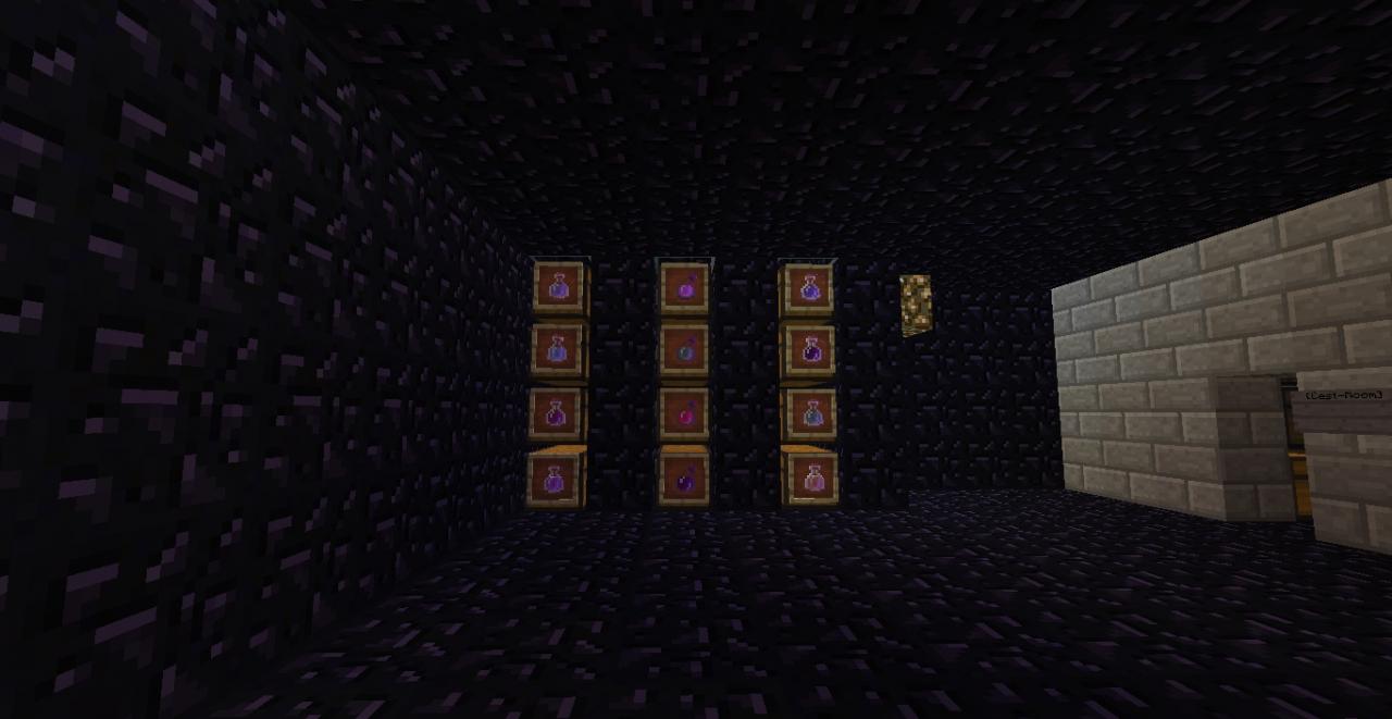 Obsidian Base Minecraft Map