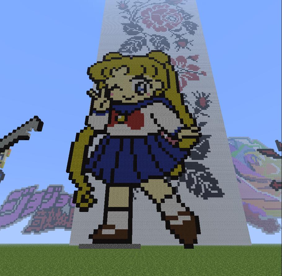 Usagi Tsukino (Chibi Style) Minecraft Map