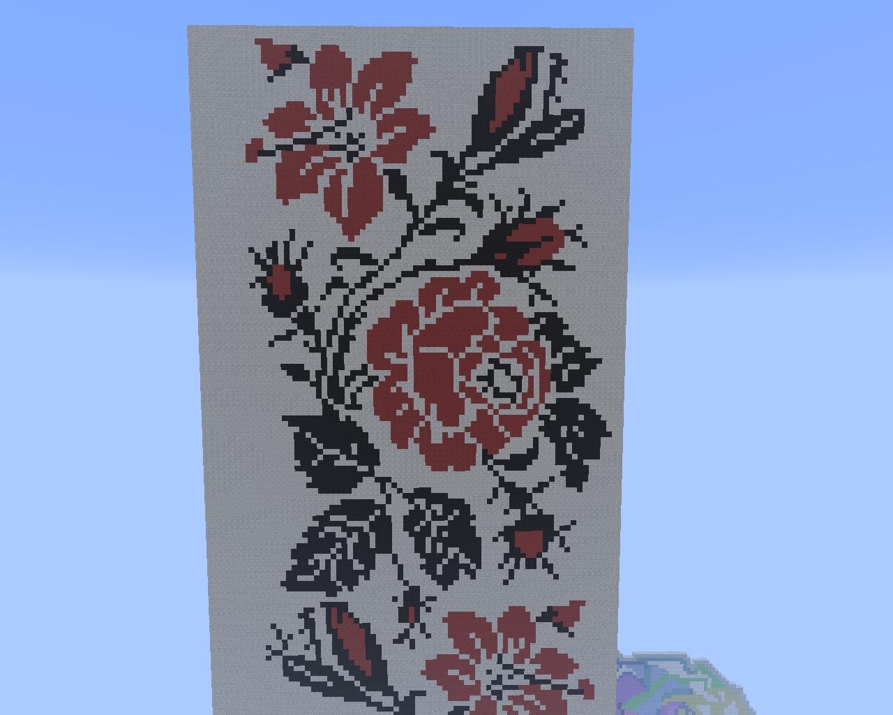 Red flowers Minecraft Map