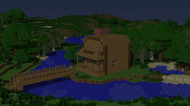 Riverside Cabin Minecraft Map