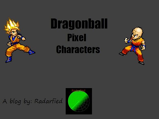 Dragonball Pixel Characters