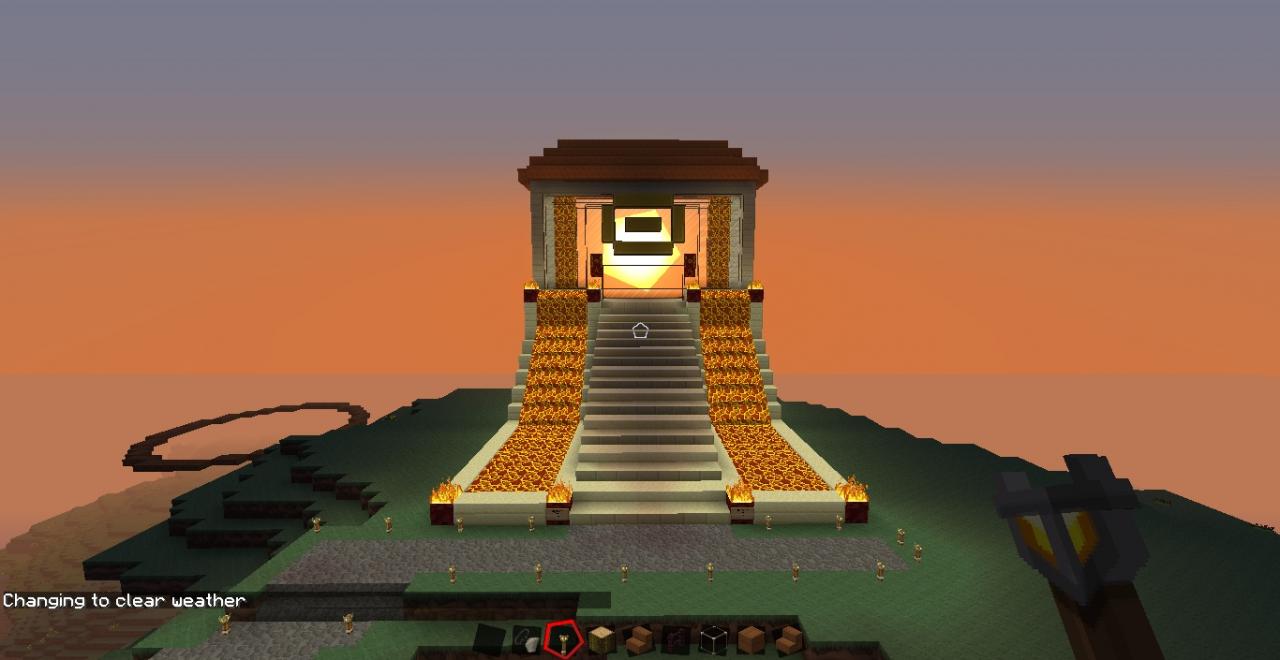 Fire Temple Minecraft Map