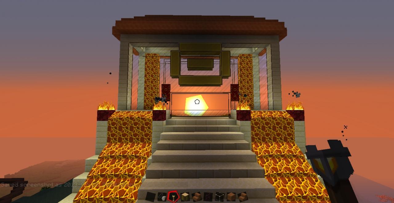 Fire Temple Minecraft Map