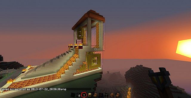 Fire Temple Minecraft Map
