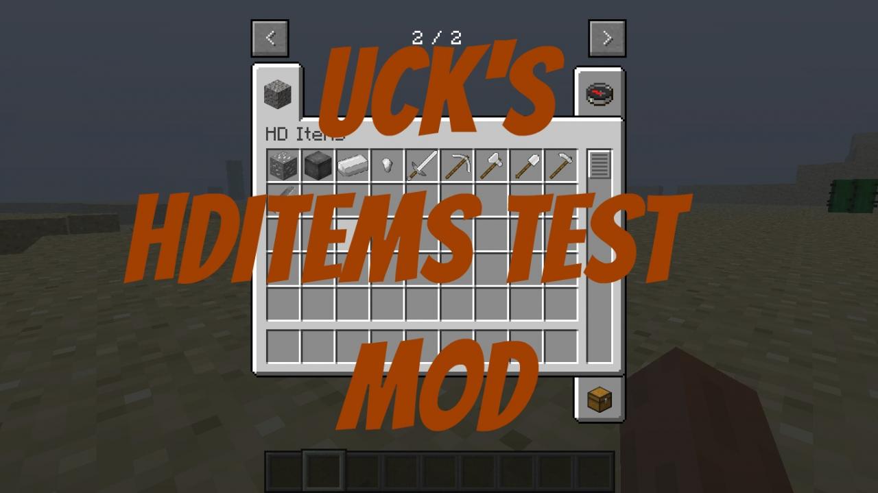 UCK's HDitems Mod 1.6.2 {SMP/LAN}{FORGE}[tools,blocks](HD texture ...