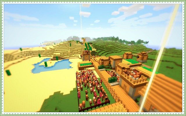 The Horse Race! Minecraft Map