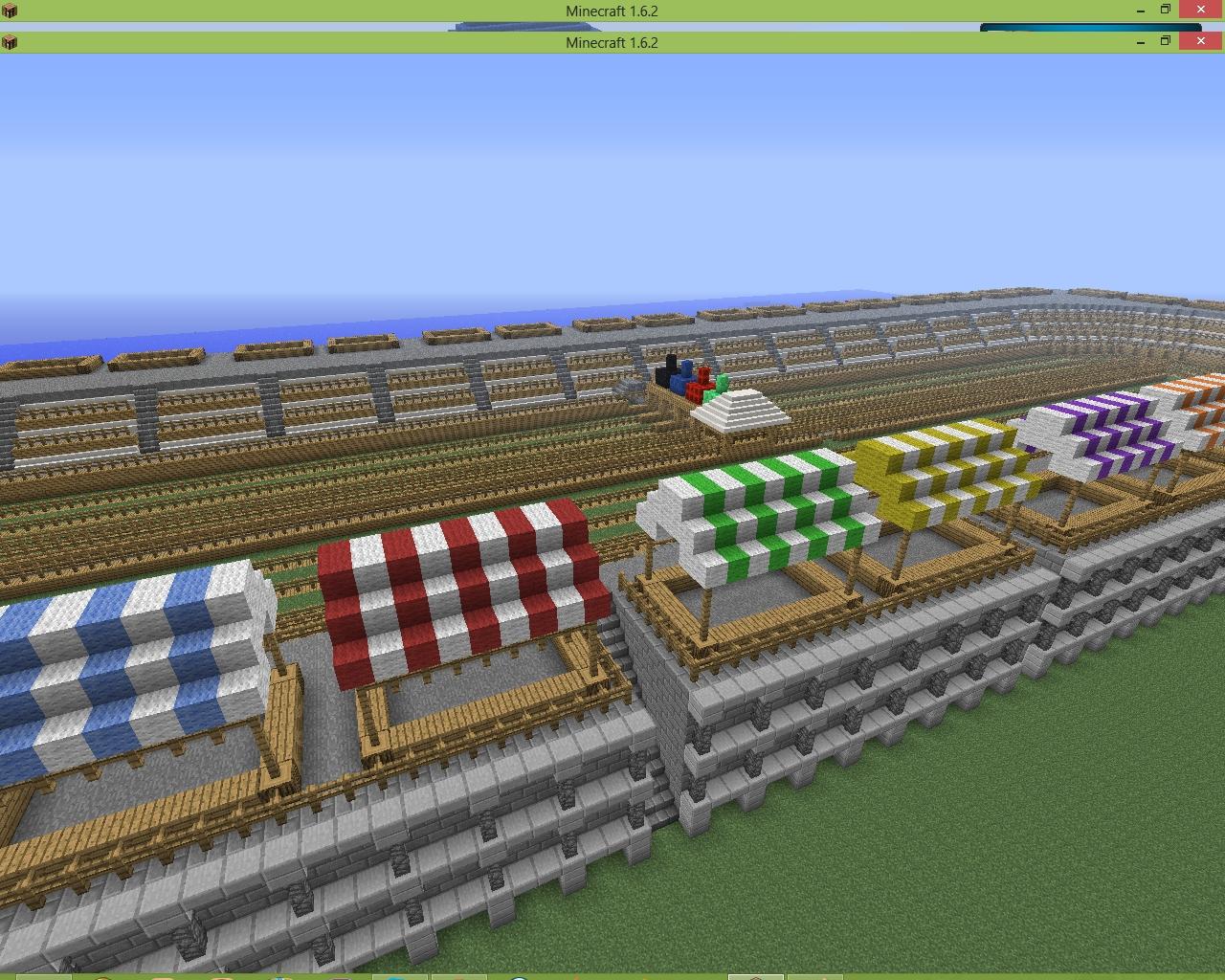 Horse-Racing track Minecraft Map