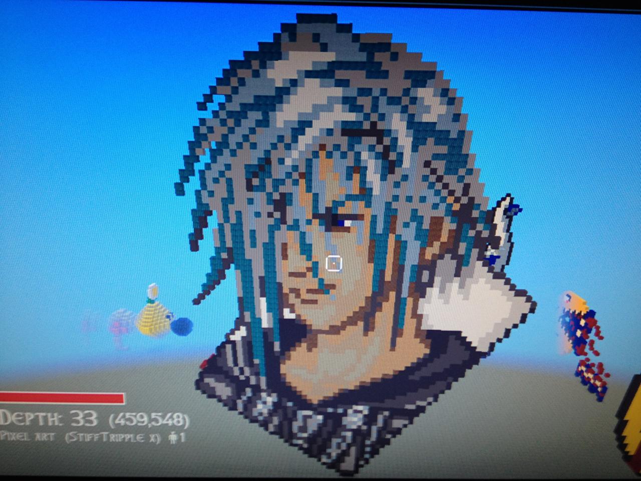 Total Miner Pixel Art Minecraft Map