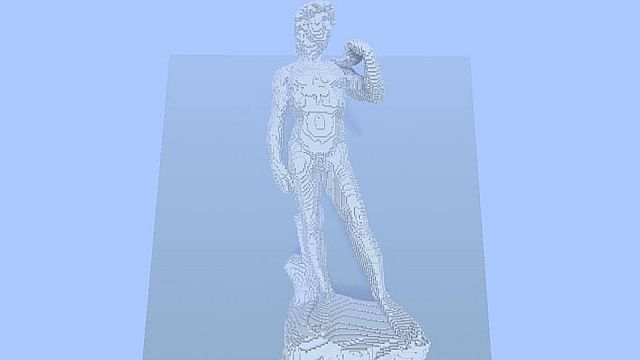 Statue of David 3D Sculpture Xbox 360 (Revised) Minecraft Map