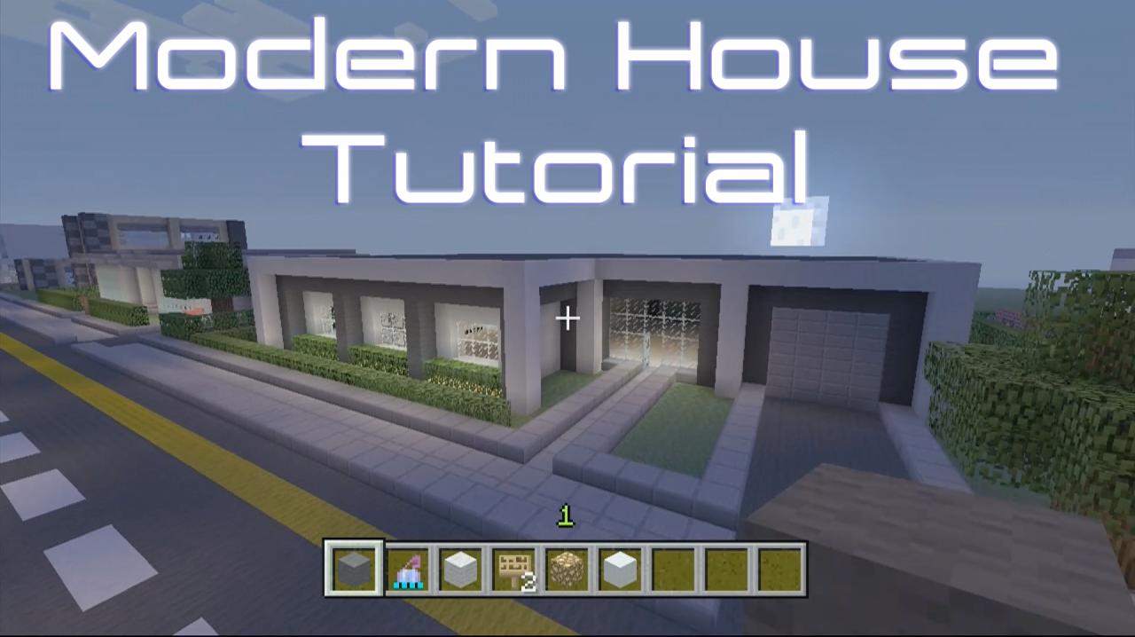 Modern House - Very slick and clean design Minecraft Project