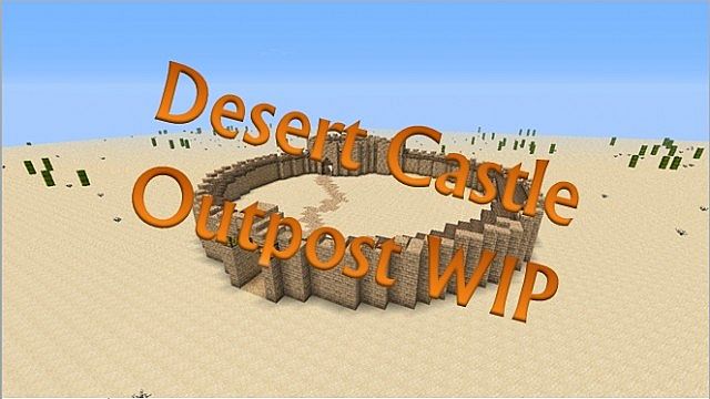 Dark Age Desert Outpost Minecraft Map