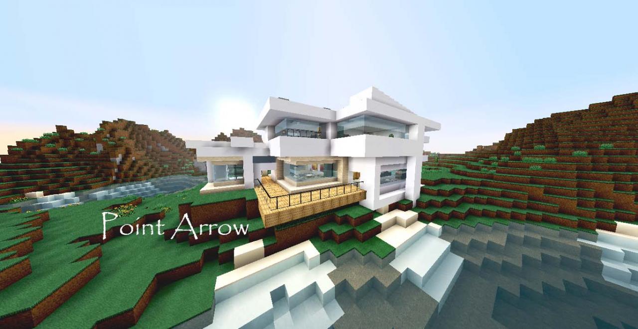Modern House - Point Arrow Minecraft Map