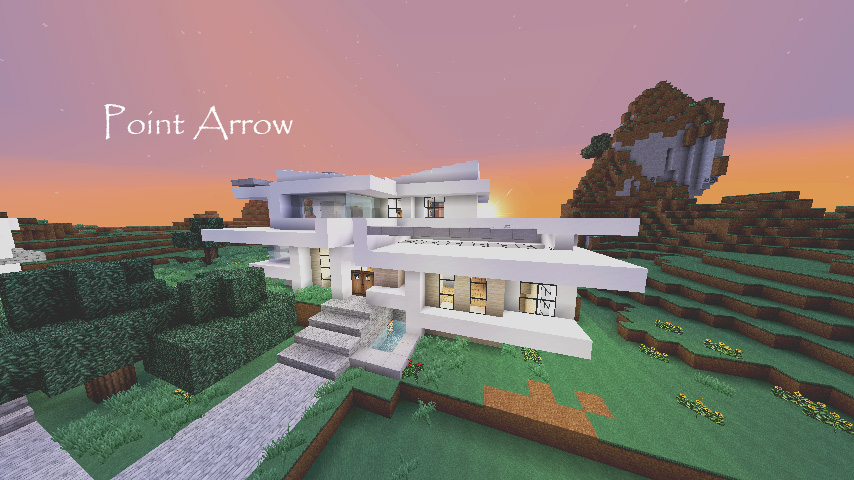 Modern House - Point Arrow Minecraft Map