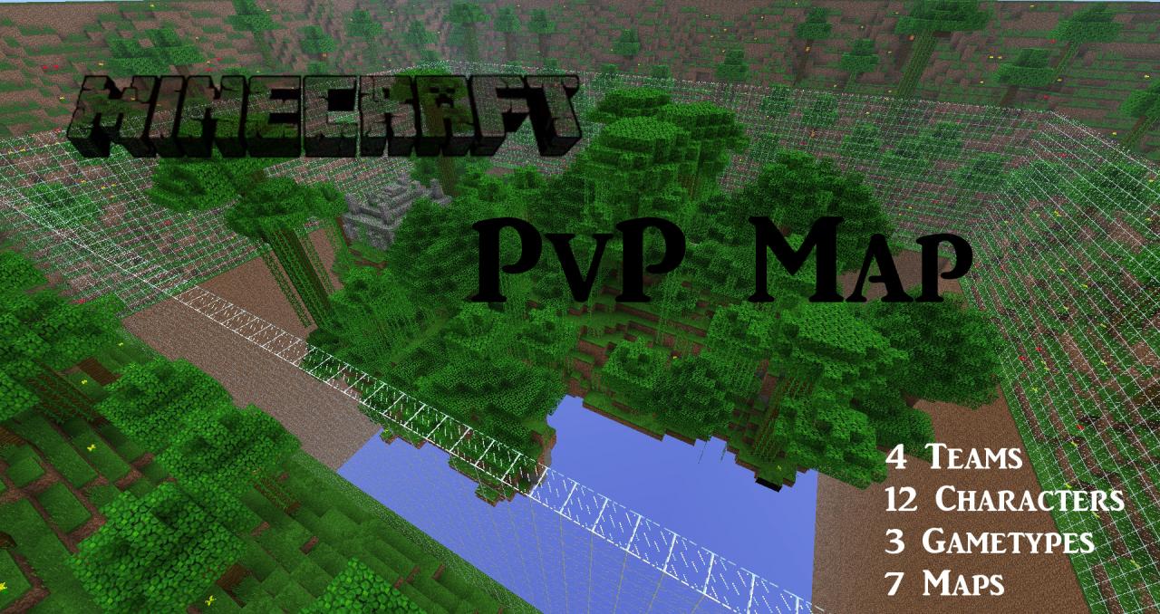4 Teams PvP Map [no Mods required] Minecraft Map