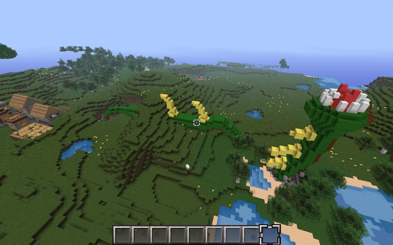 Giant Worm Minecraft Map
