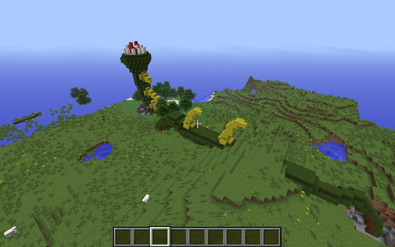 Giant Worm Minecraft Map