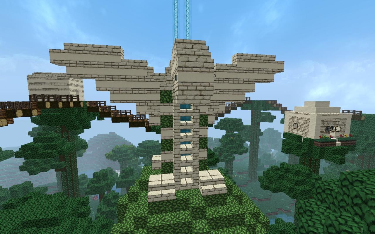 Hightree Village [series build build #2] Minecraft Map