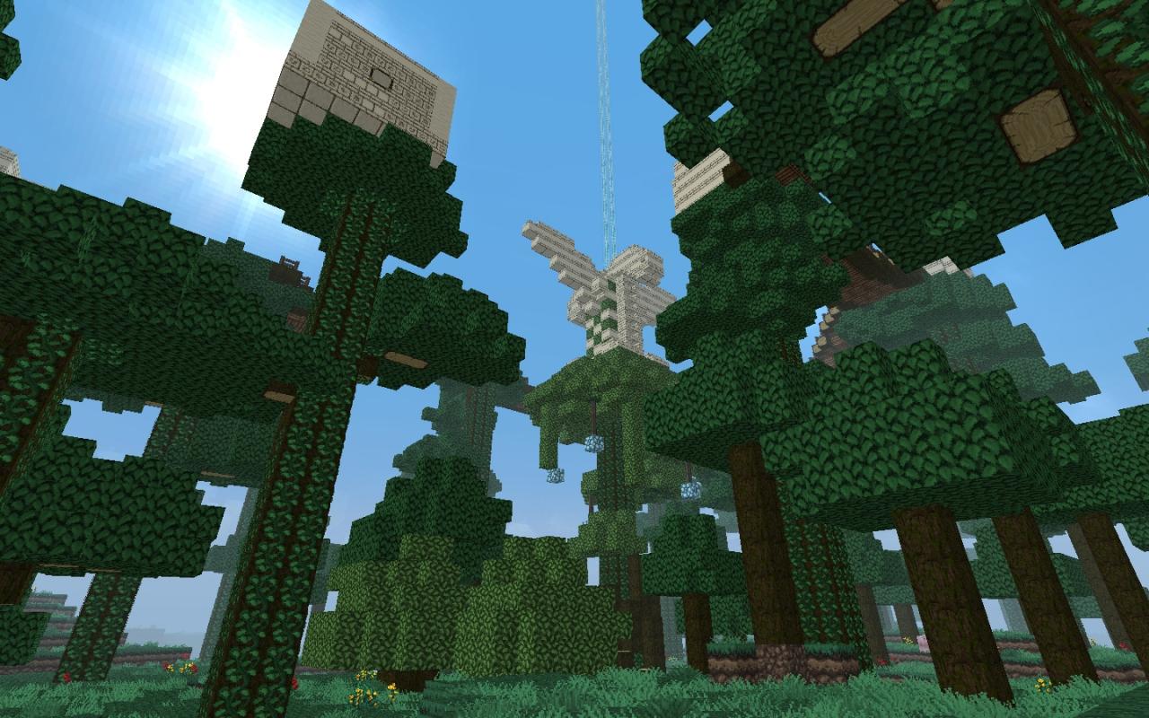 Hightree Village [series build build #2] Minecraft Map