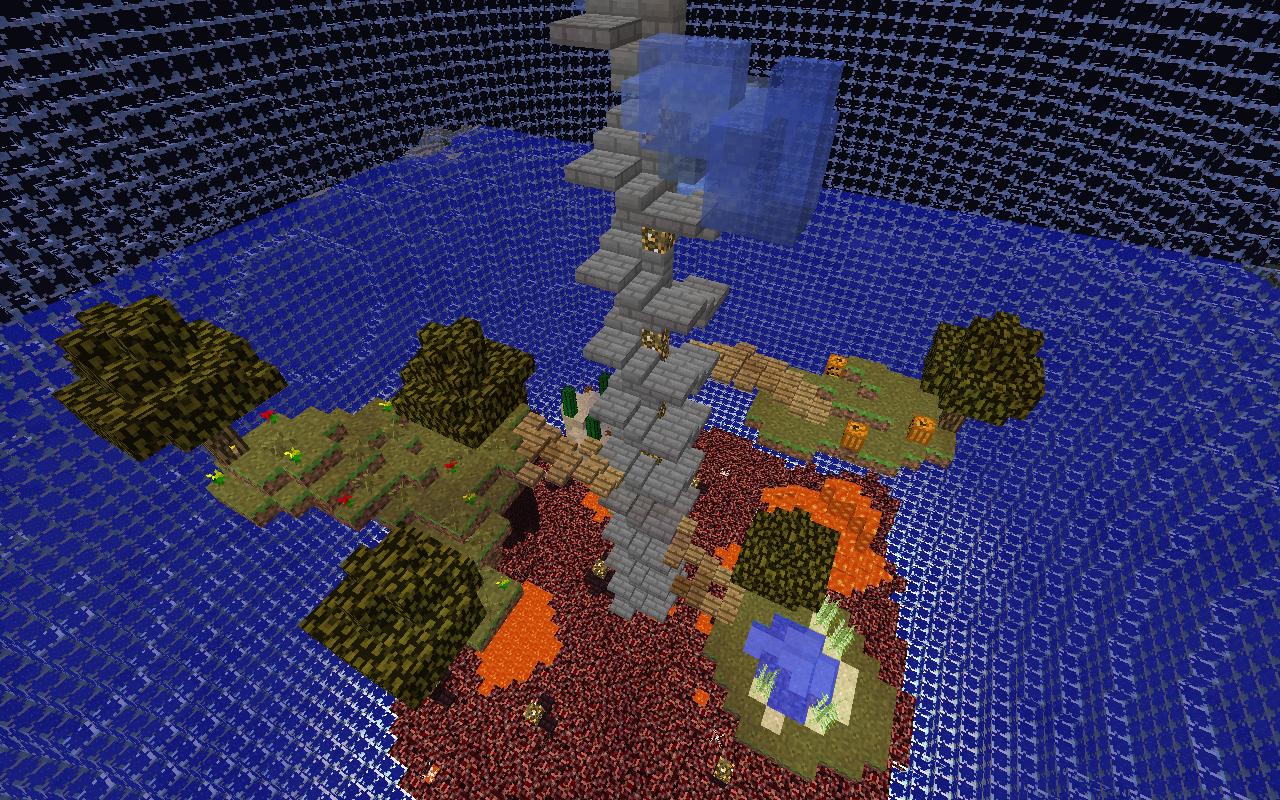 The World Arena - PvP in a 32x32 Glass Sphere! Minecraft Map