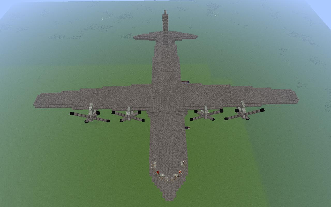 Lockheed AC-130H Spectre Minecraft Map
