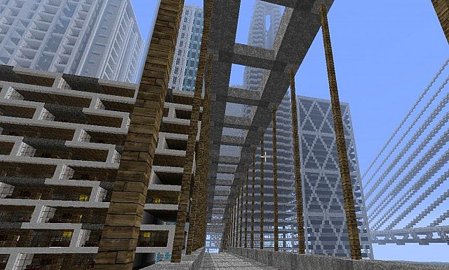 Modern Arch Bridge Minecraft Map