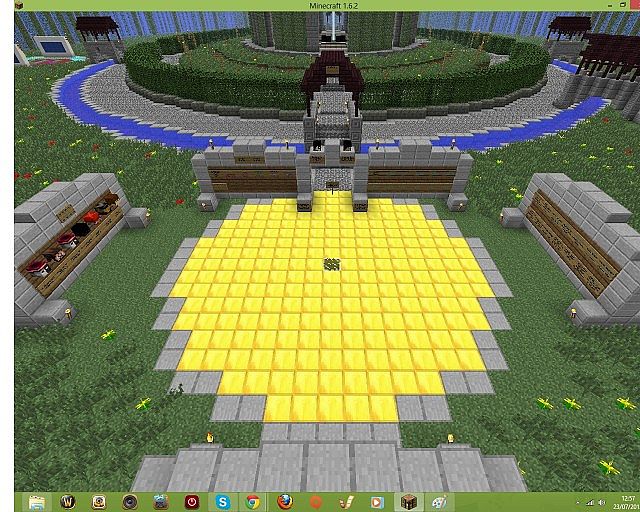 Medieval survival Server Spawn Minecraft Map