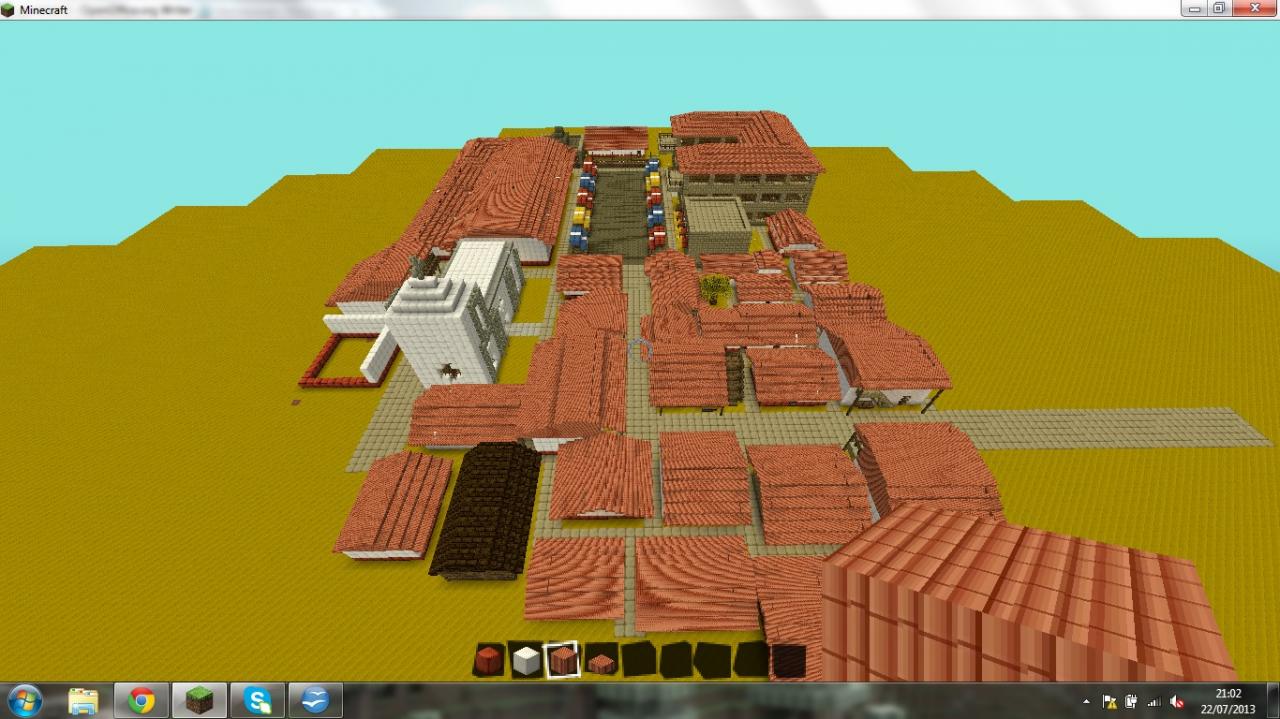 Spanish/Mexican Town Minecraft Map