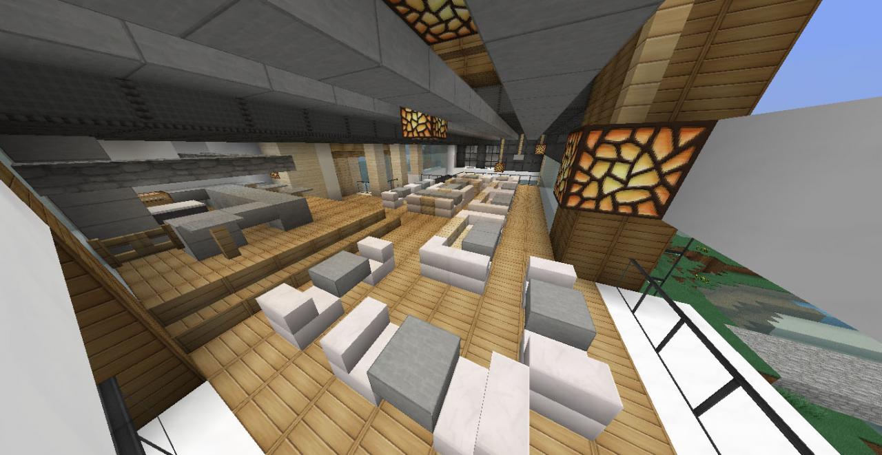 Modern Restaurant - The Box Minecraft Map