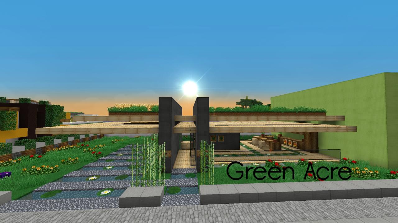 Modern Eco | Green Acre Minecraft Map