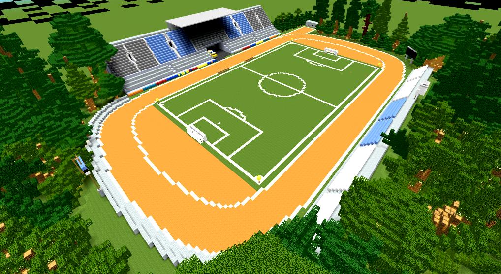 european stadiums part 8 : Kadrioru staadium , Tallinn Estonia (Kalju Nomme) Minecraft Map