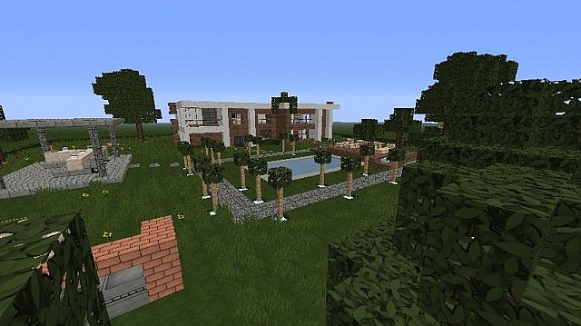 Contemporany House Minecraft Map