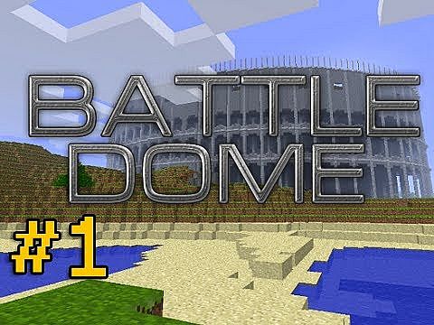 BATTLE DOME!!!! 100 BLOCK Minecraft Map