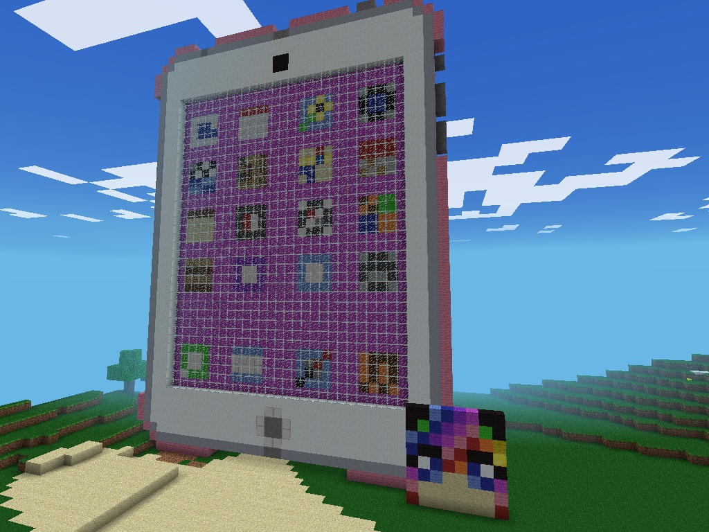 iPad Mini Minecraft Map