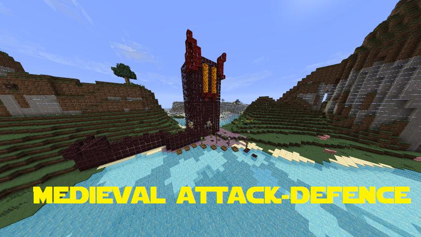 Medieval attack-defence Minecraft Map