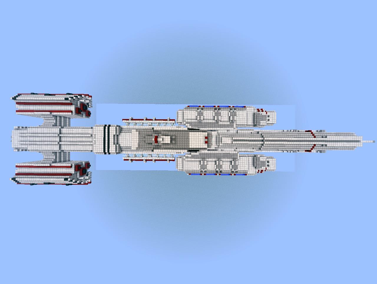 UNSC Savannah Frigate Minecraft Map