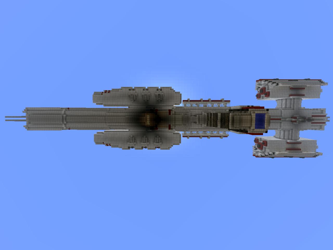 UNSC Savannah Frigate Minecraft Map