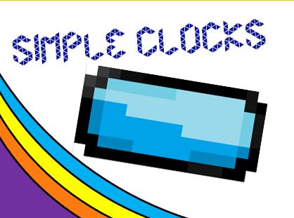 [Simple clocks] Minecraft Texture Pack