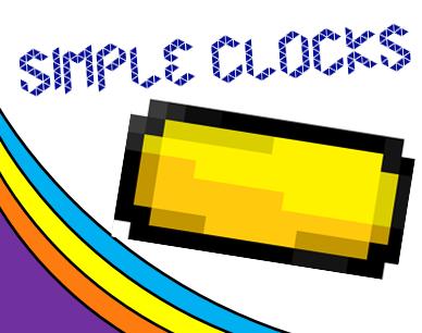 [Simple clocks] Minecraft Texture Pack