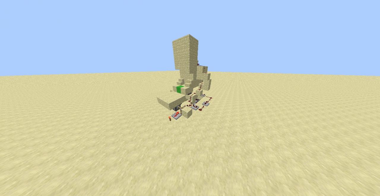 Secret Door w/Pistons Minecraft Map