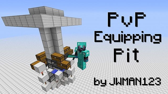 PvP Equipping Pit Minecraft Map