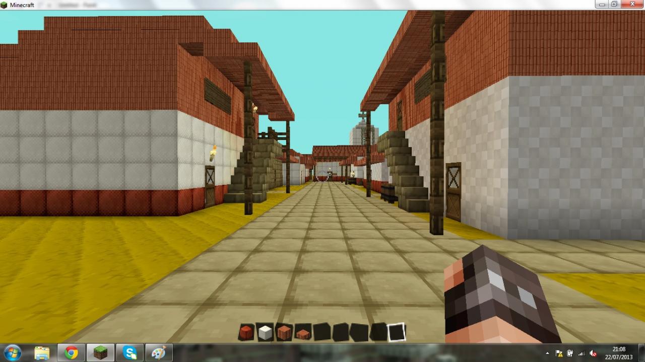 Spanish/Mexican Town Minecraft Map