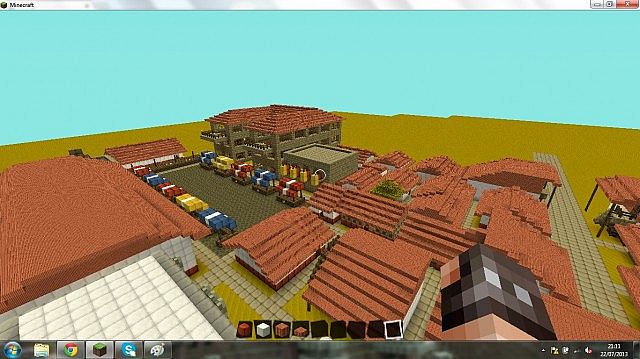 Spanish/Mexican Town Minecraft Map