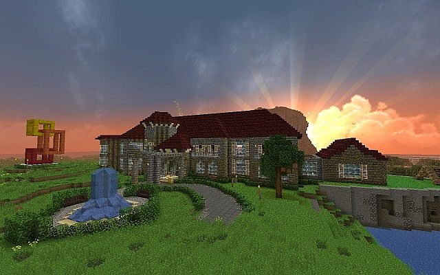 Garland Manor Minecraft Map