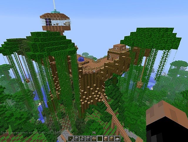 tree fort Minecraft Map