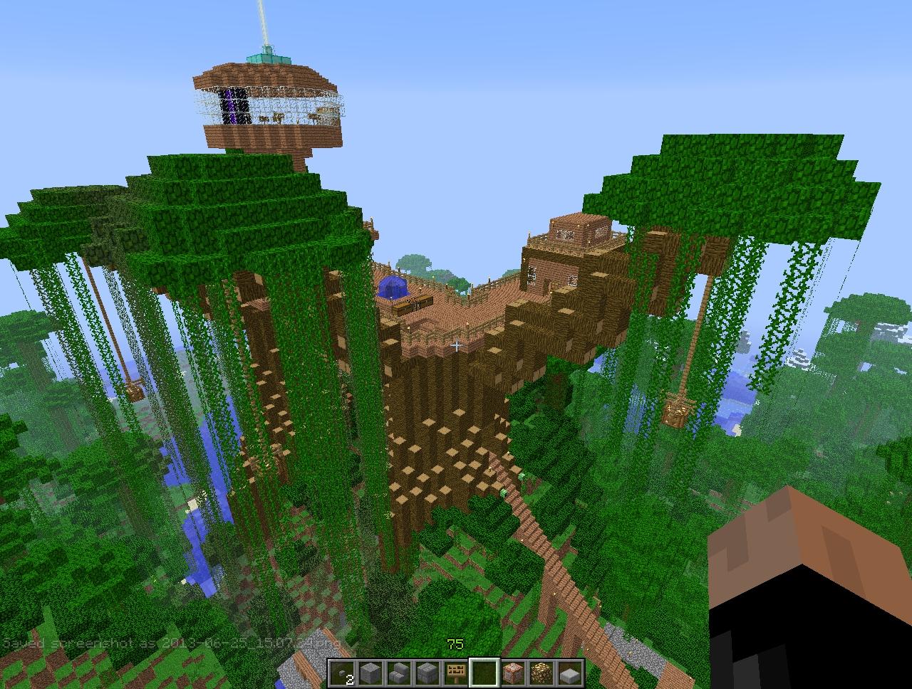 tree fort Minecraft Map