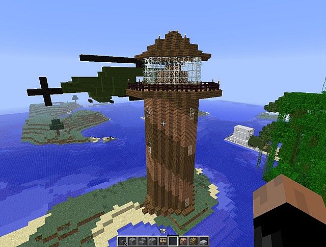 tree fort Minecraft Map