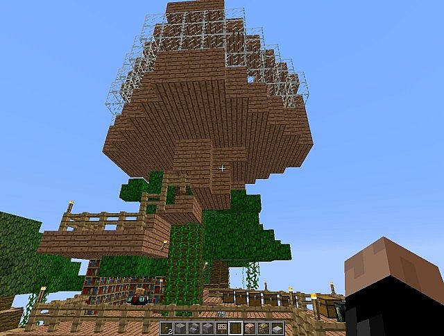 tree fort Minecraft Map