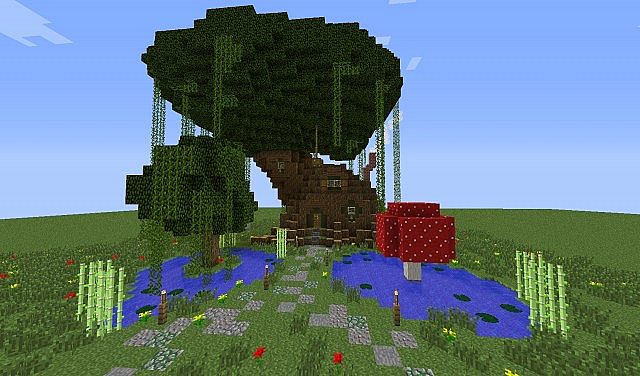 Swamp Treehouse Minecraft Map