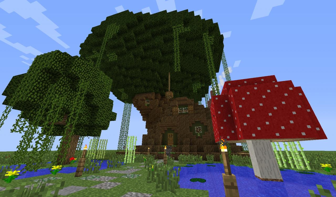 Swamp Treehouse Minecraft Map