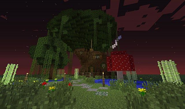Swamp Treehouse Minecraft Map